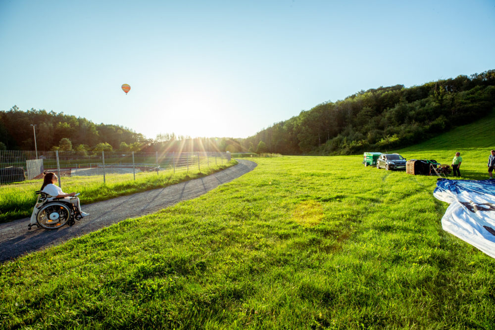 Der barrierefreie Ballon - eine Heißluftballonfahrt für Rollstuhlfahrer